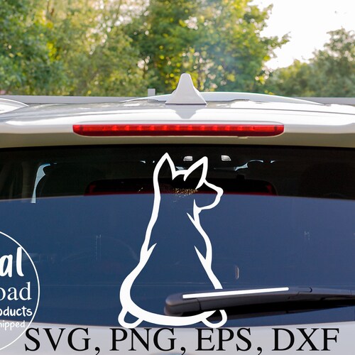 Dog Wagging Tail Rear Window Decal - Etsy