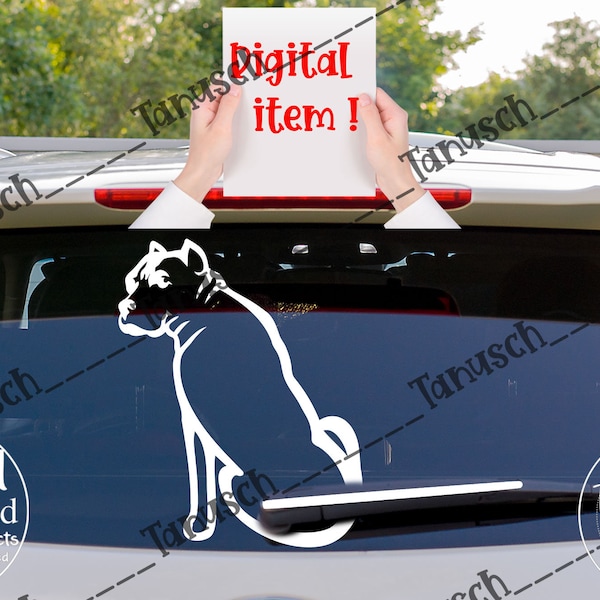 Dog Rear Tail Window Wiper Svg - Etsy