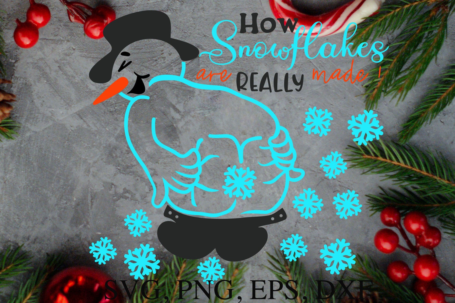 Farting Snowman SVG Layered How Snowflakes Are Really Made - Etsy