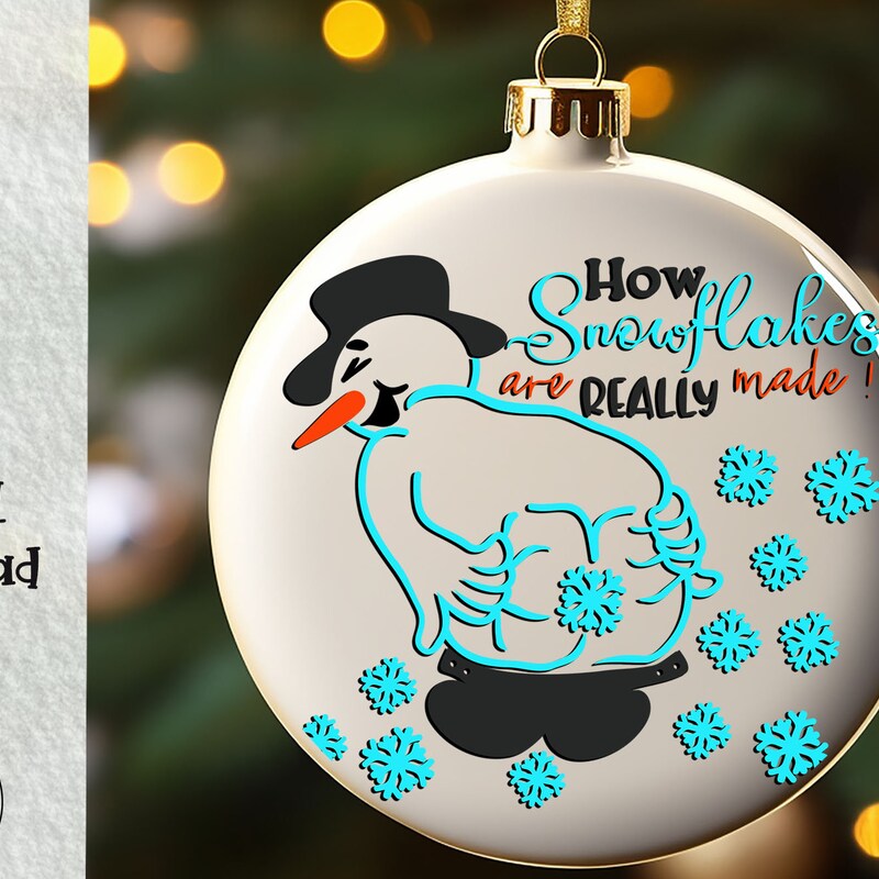 Snowman Farting - Etsy