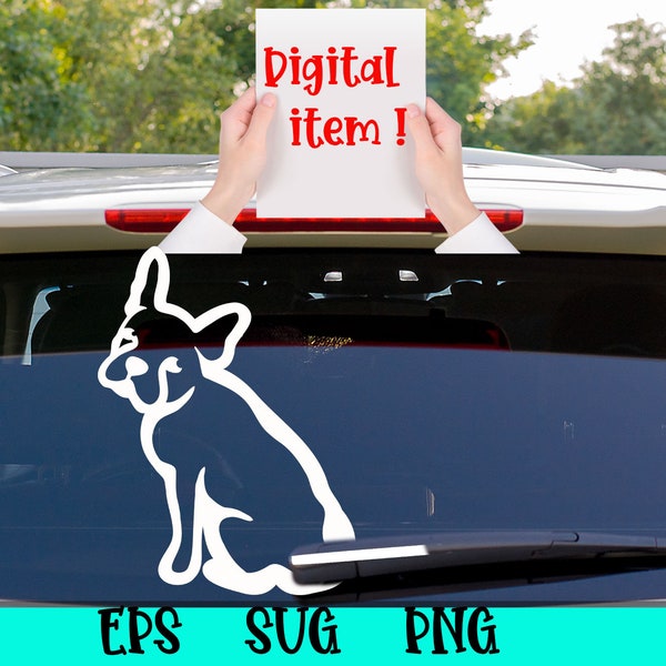 Rear Wiper Blade Dog Sticker - Etsy