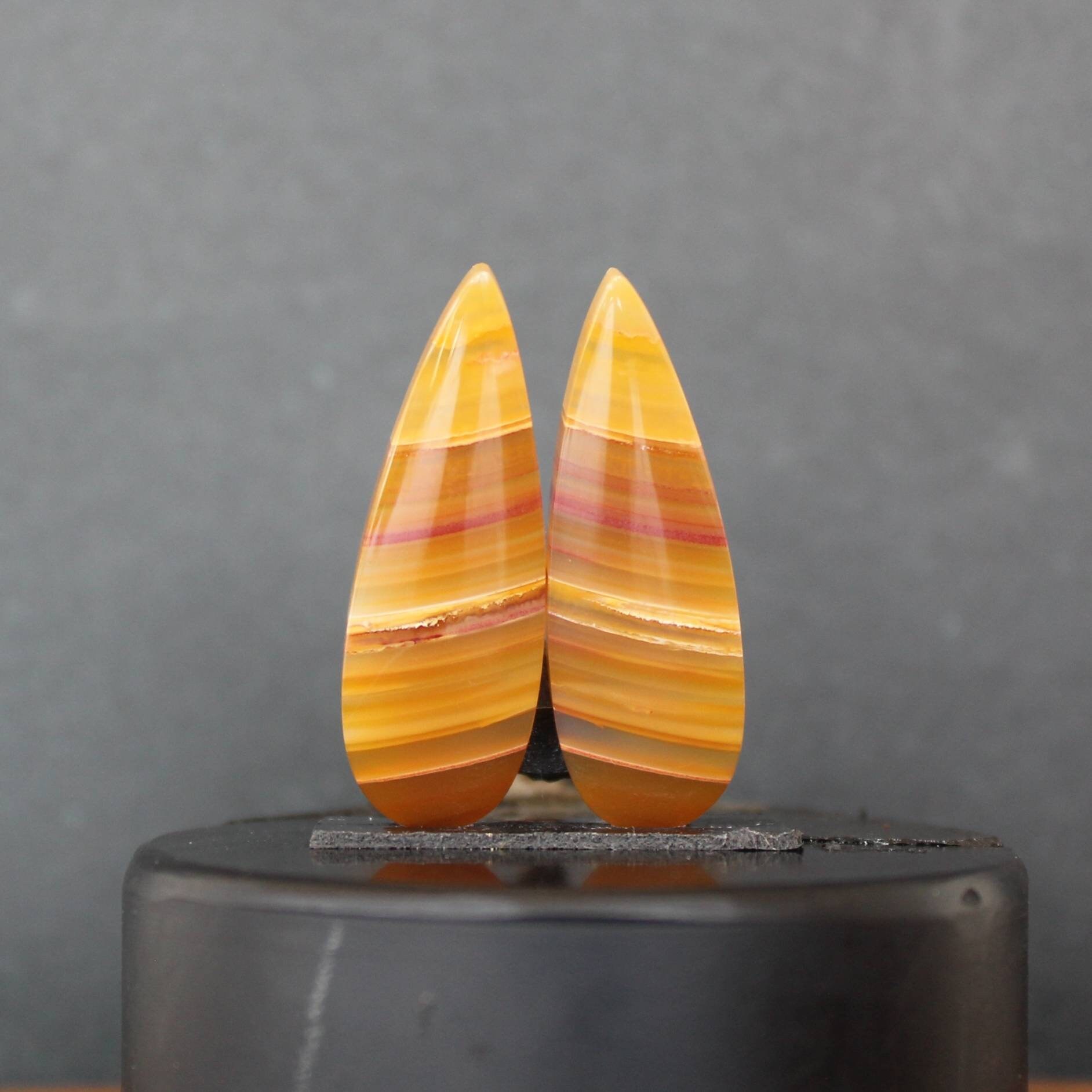 Banded Agate Pair - Etsy
