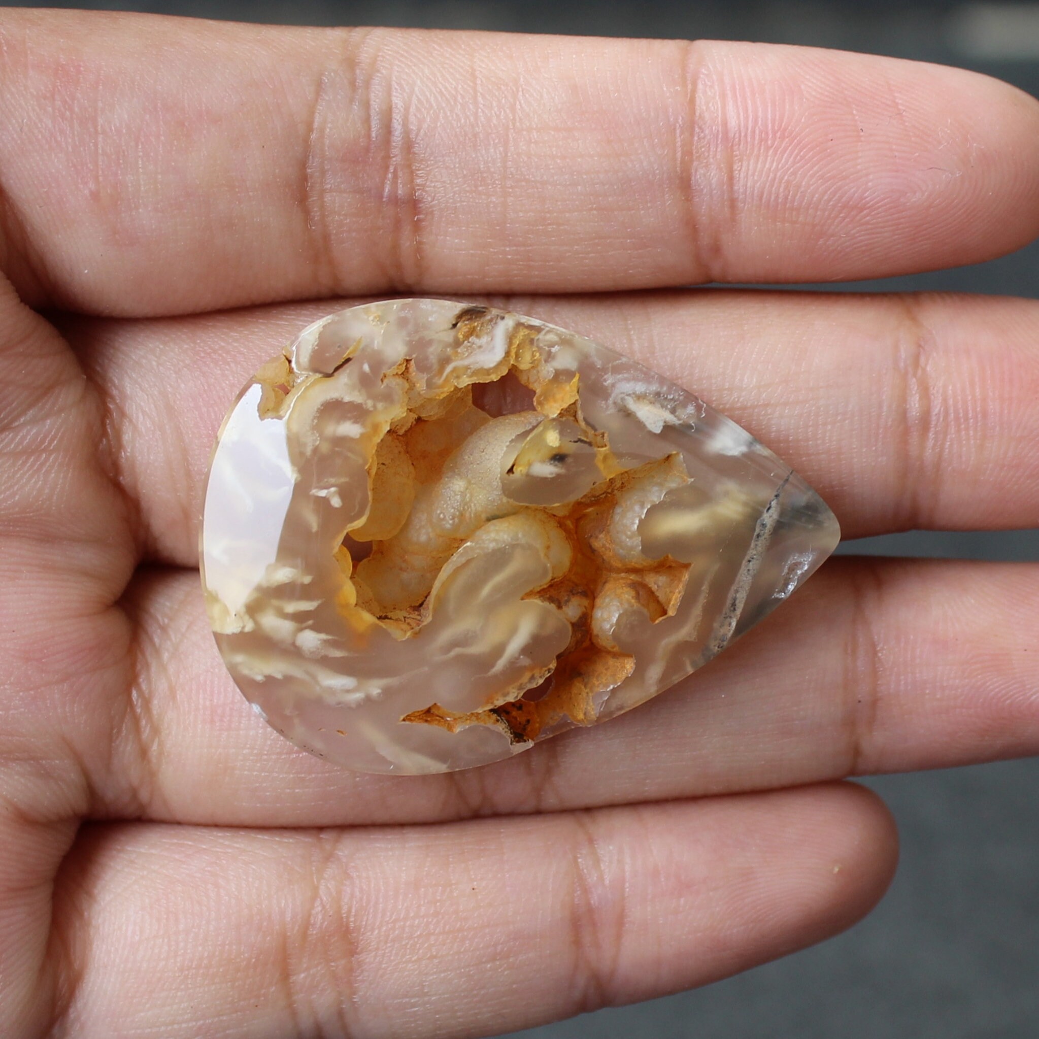 Dendritic Agate Botryoidal Cabochon - Etsy