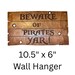 Rustic Pirate Sign: Engraved Wood Decor for Bar, Game Room - Etsy