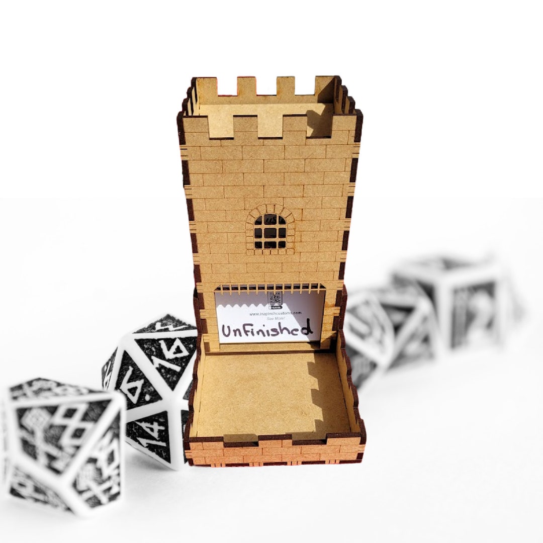 Handmade Collapsible Castle Dice Tower: D&D Tabletop RPG - Etsy
