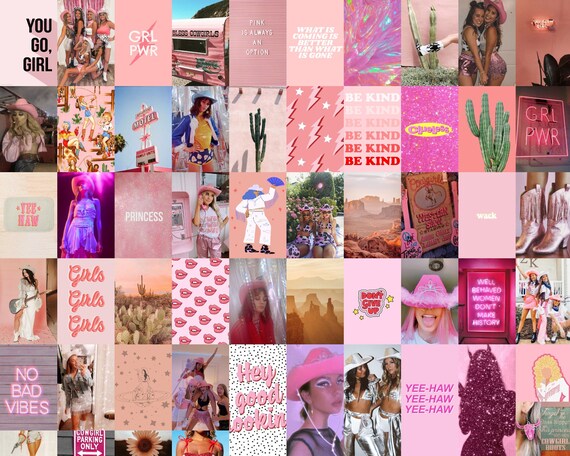 Pink Boujee Space Cowgirl Aesthetic Wall Collage Kit | atelier-yuwa.ciao.jp