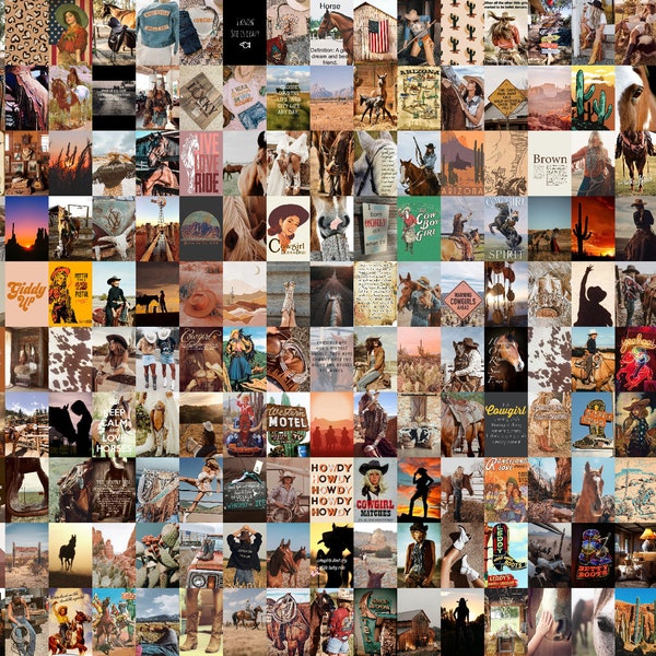 Western Collage - Etsy