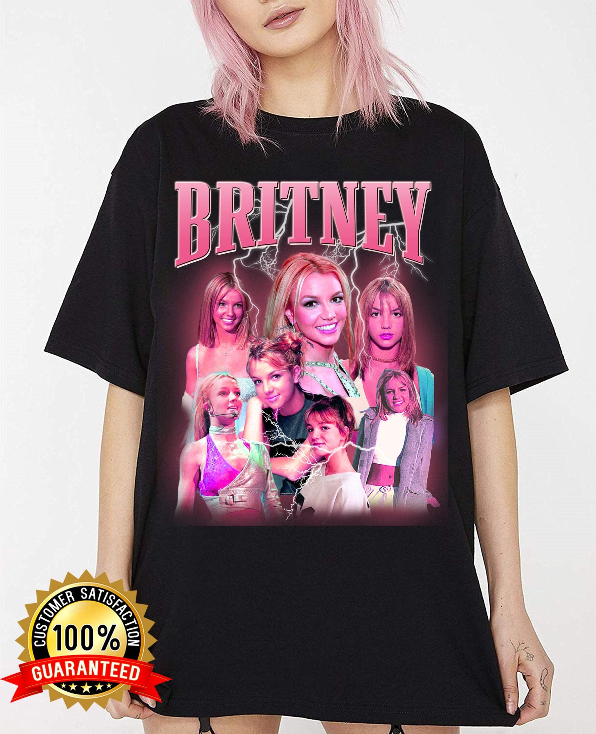 Britney Spears T Shirt Britney Vintage Tee T Shirt Long Etsy