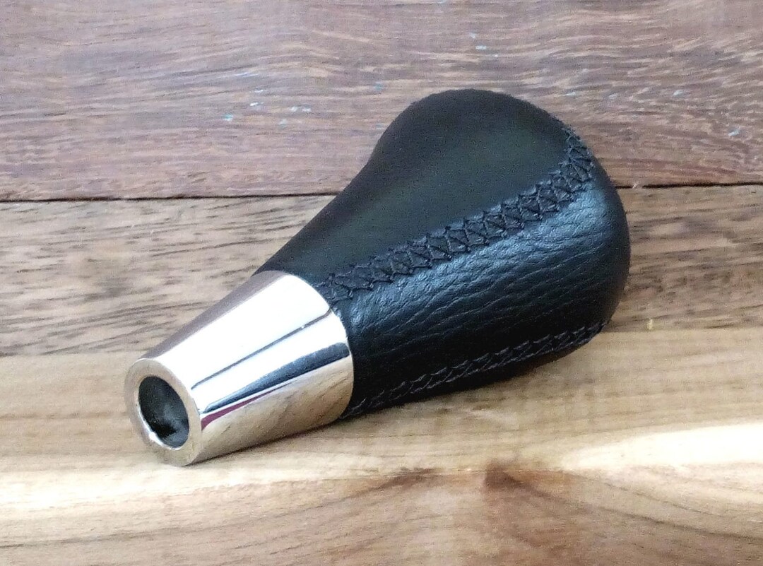 Black Leather With Black Stitched Gear Shift Knob for Lexus Toyota ...