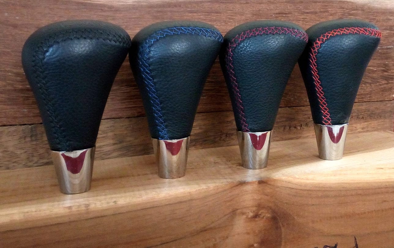 TOYOTA Black Leather Shift Knob With Black Stitched for Tacoma - Etsy
