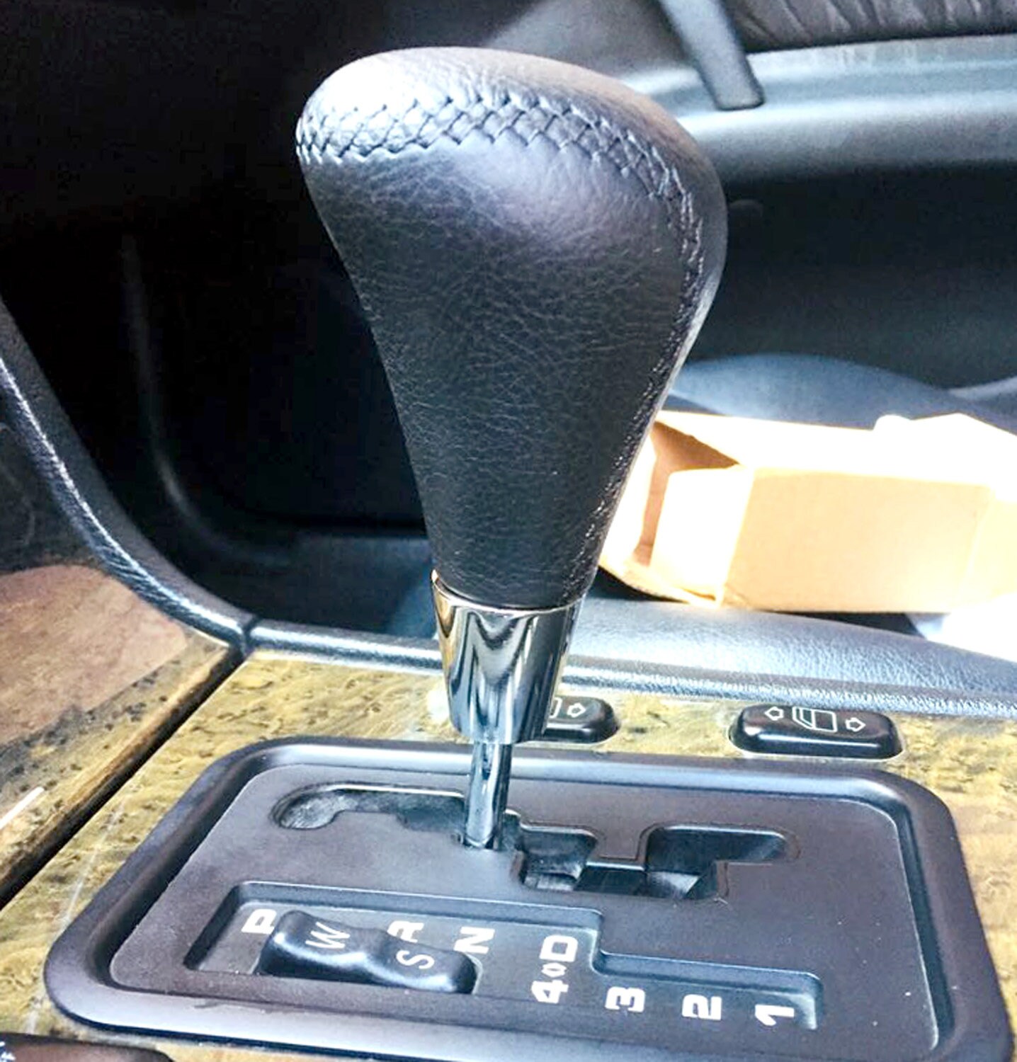 TOYOTA Anthracite Leather With Black Stitch Shift Knob for - Etsy