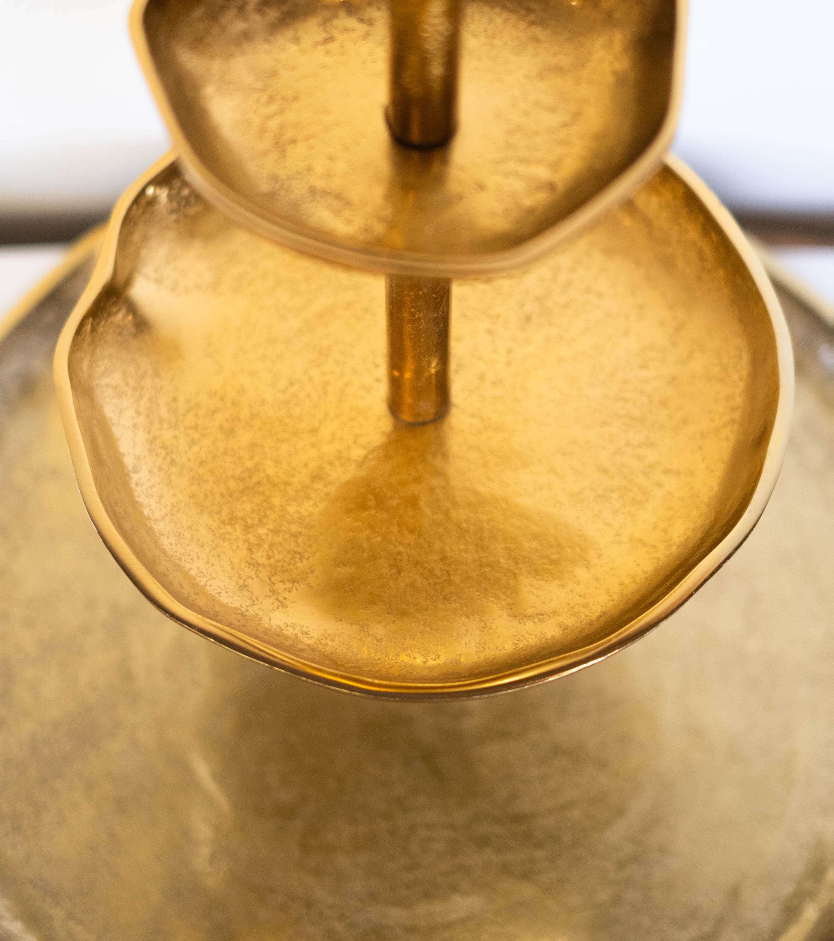 Handcrafted Gold 3-tiered Stand – Luxury Dessert Display Thanksgiving ...