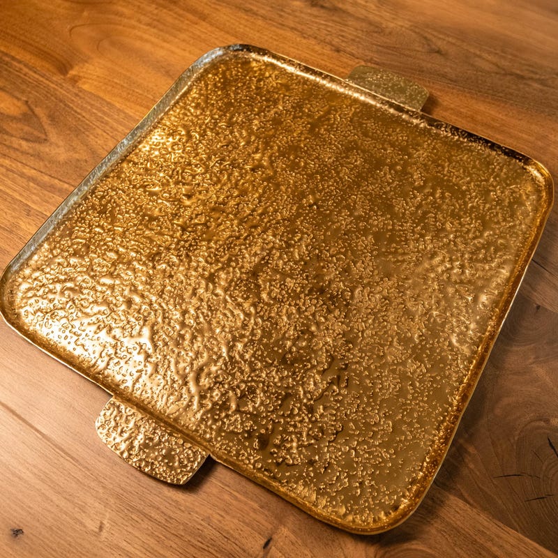 Large Metal Square Trays - Etsy