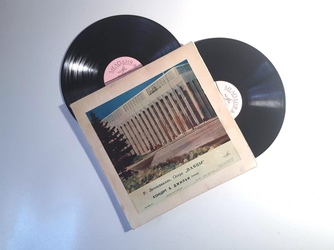 Vintage 70s 2-LP Box, Pagliacci Opera R. Leoncavallo, Soviet Vinyl ...