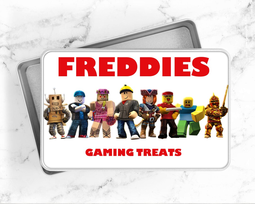 Personalised Roblox Inspired Gaming Treat Tin, Perfect for Snacks, Sweets, Gaming Tin, Makes a ...