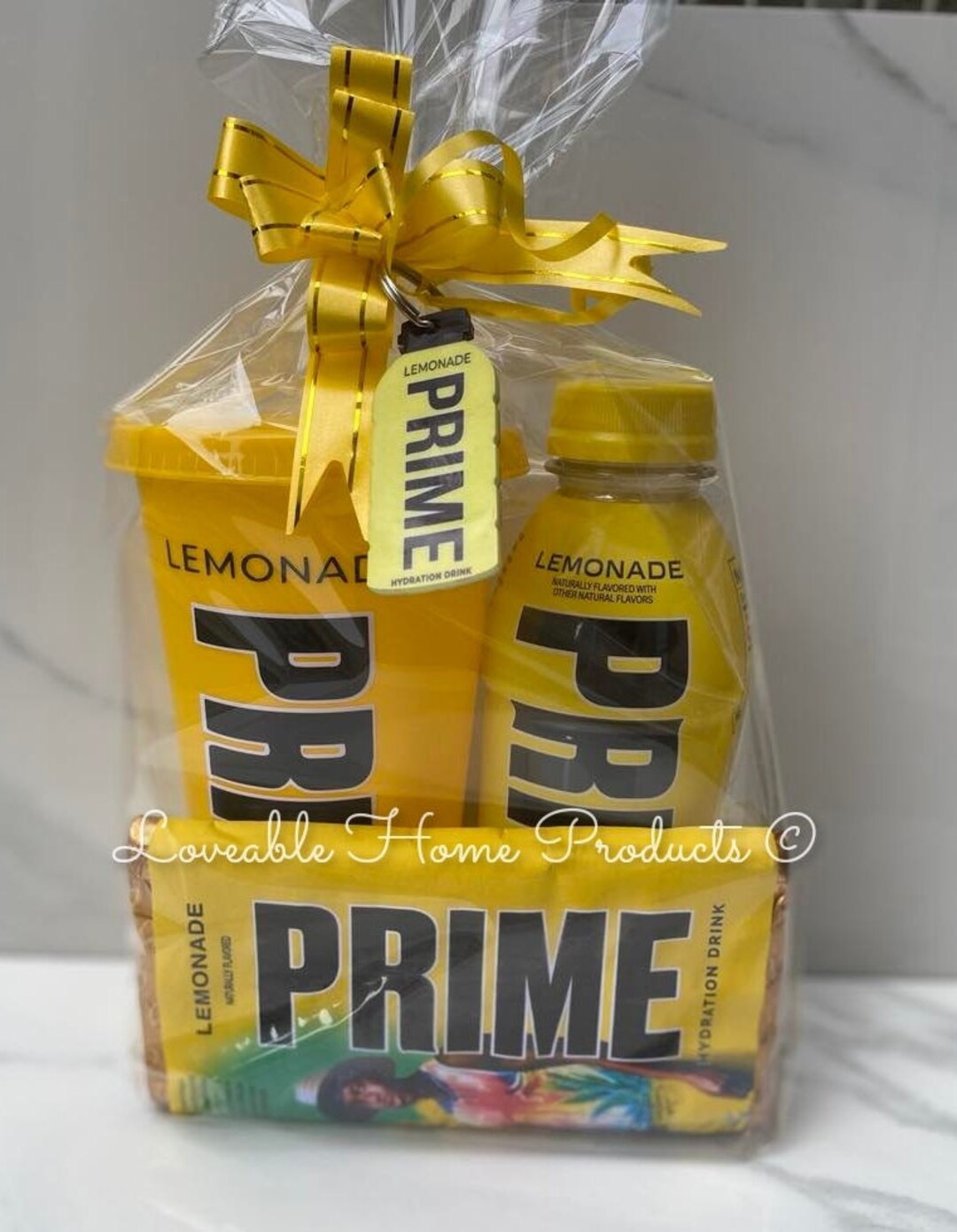 Personalised Lemonade Prime Gift Set Personalised With Name, Including ...
