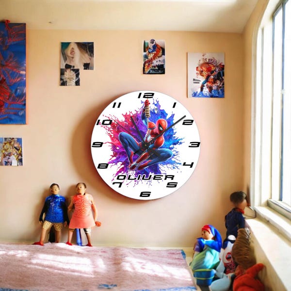 Spiderman Clocks - Etsy