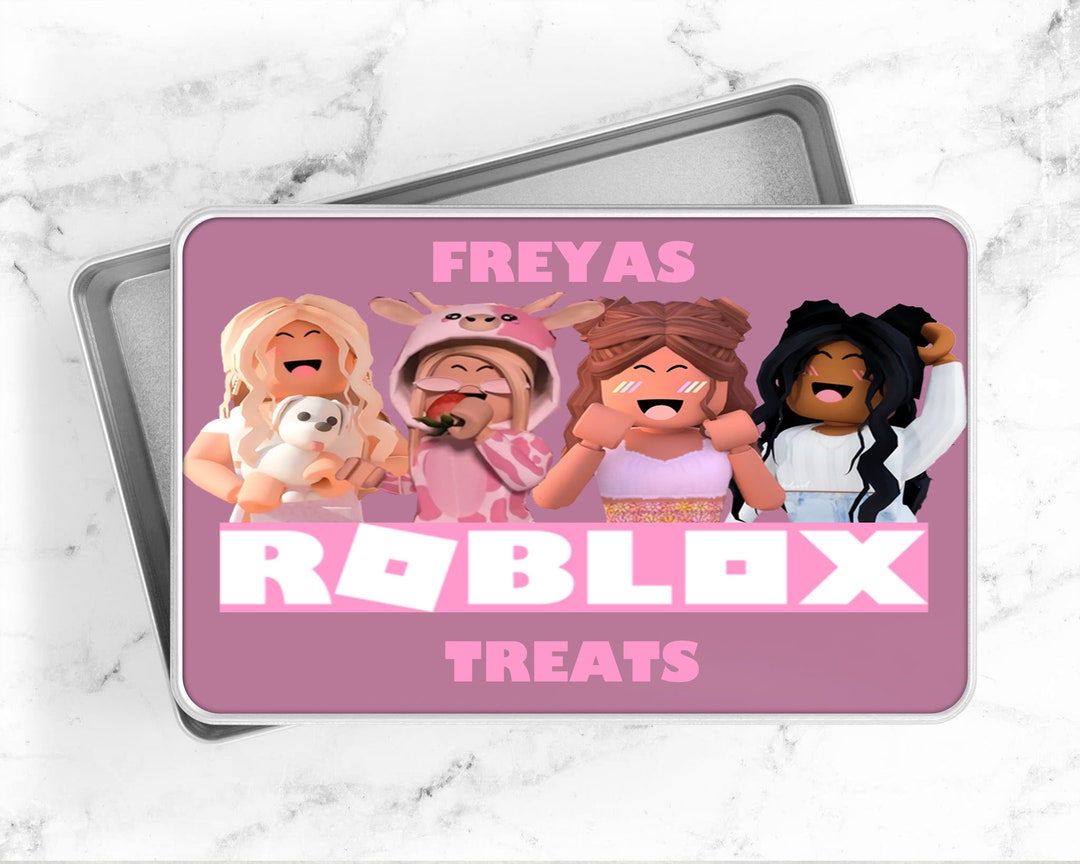 Personalised Roblox Inspired Gaming Treat Tin, Perfect for Snacks ...