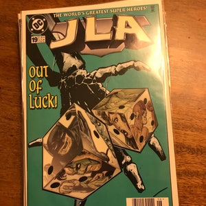 Lot of 9 1990s Comic Books Vintage Comic Book Lot X-men JLA Gen 13 ...