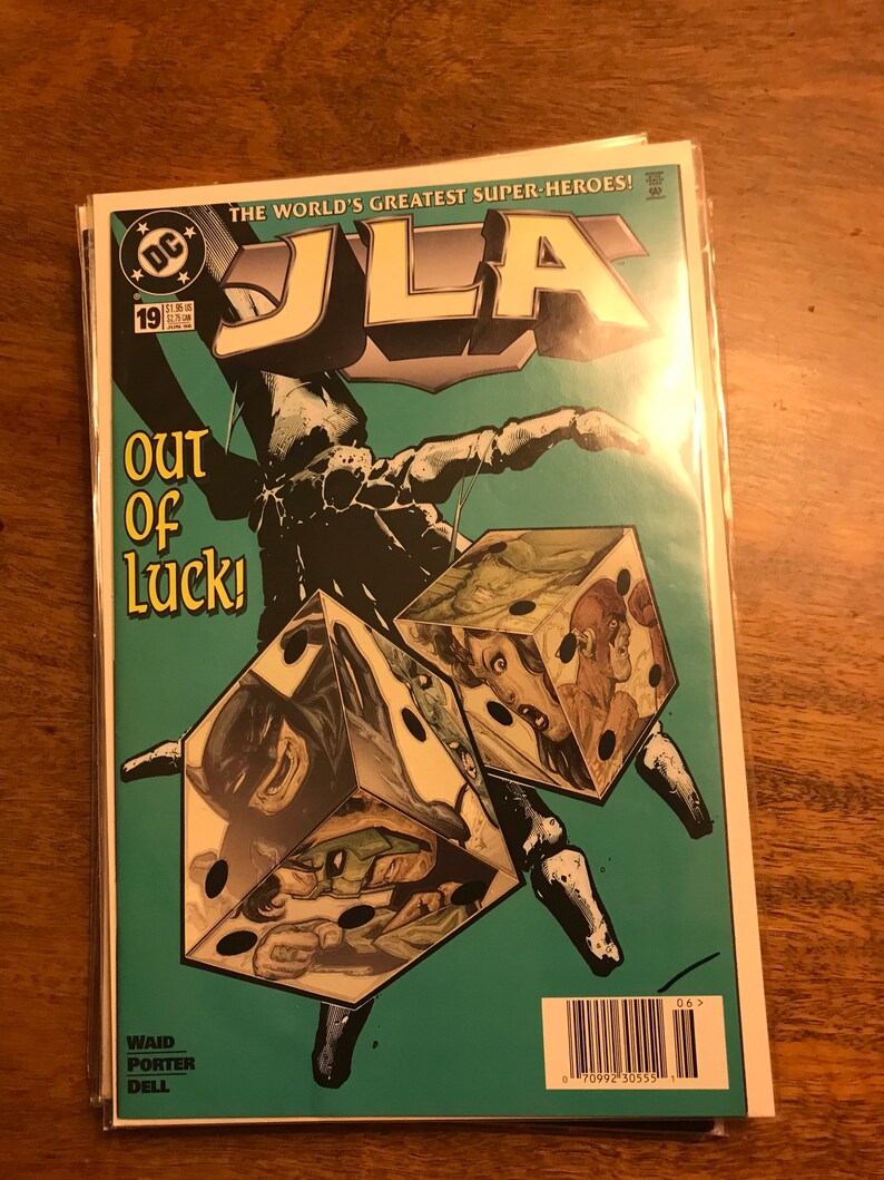 Lot of 9 1990s Comic Books Vintage Comic Book Lot X-men JLA Gen 13 ...