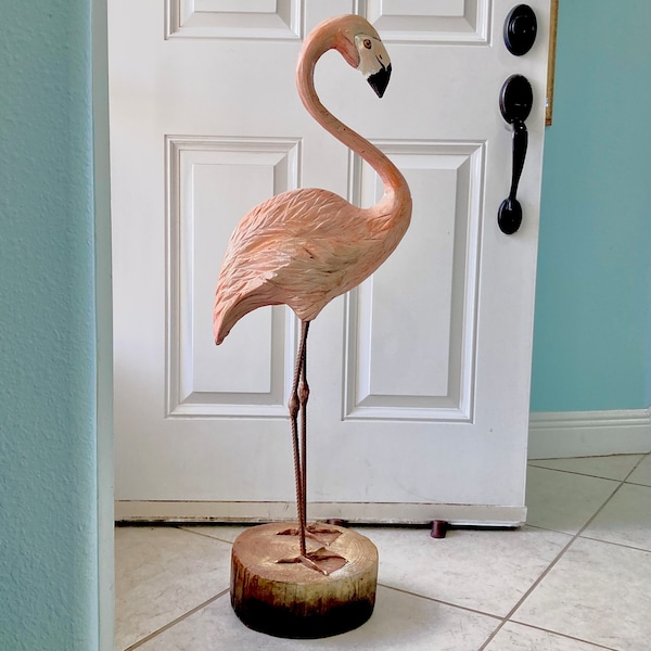 Wood Flamingo - Etsy