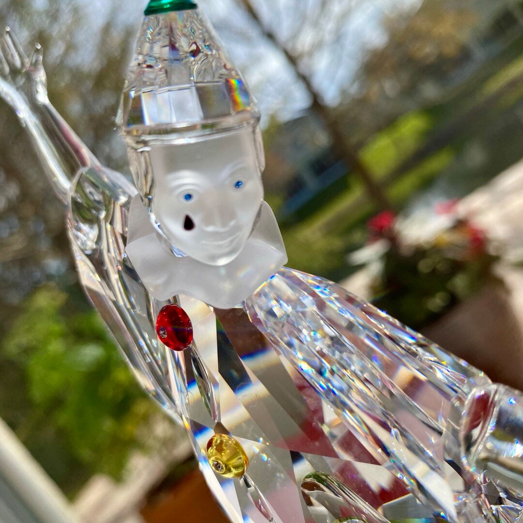 Swarovski Crystal Clown, Swarovski Masquerade 1999 Pierrot Clown ...