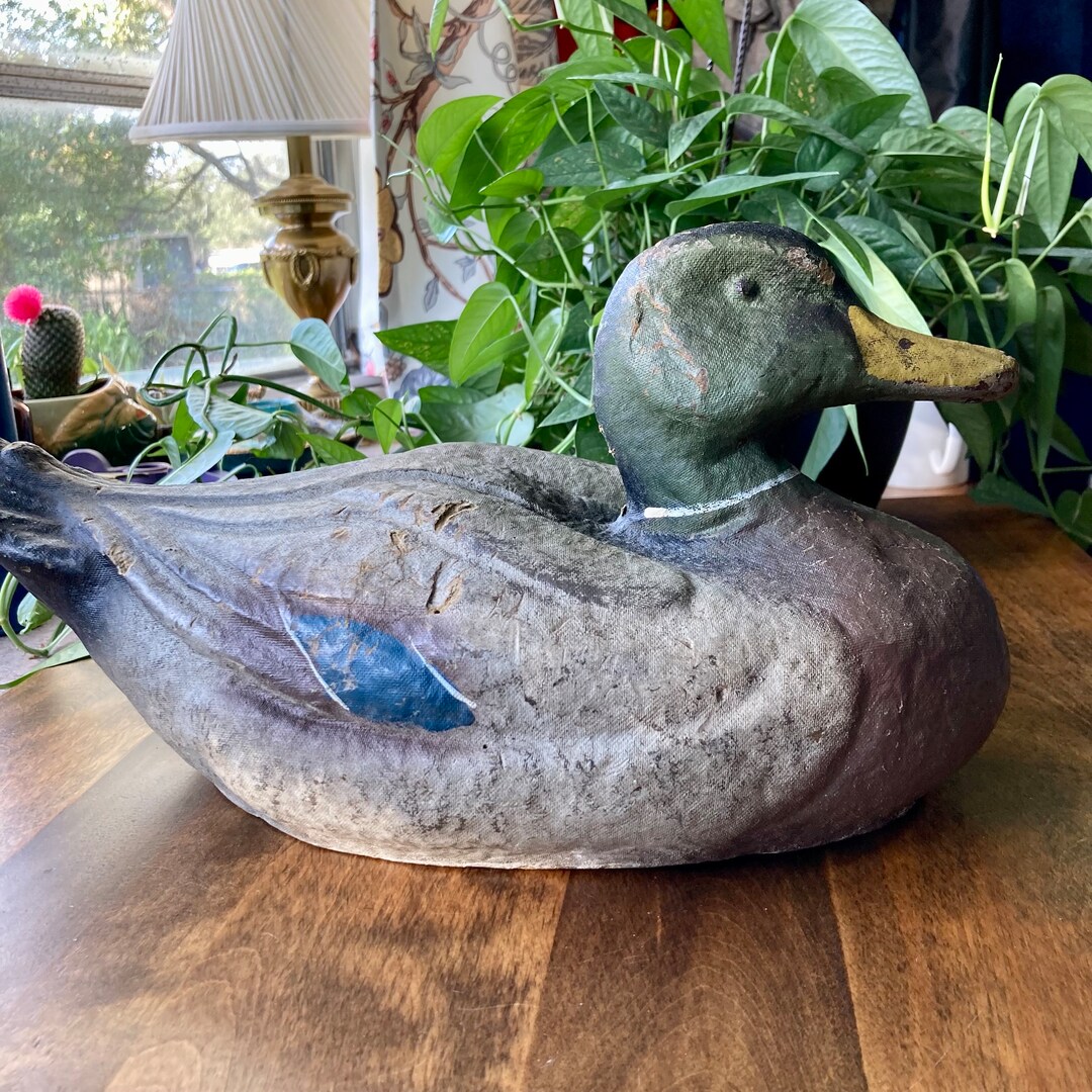 Vintage Carry-lite Large Mallard Duck Decoy, Vintage Carry-lite ...