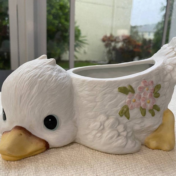 Vintage Duck Planter - Etsy