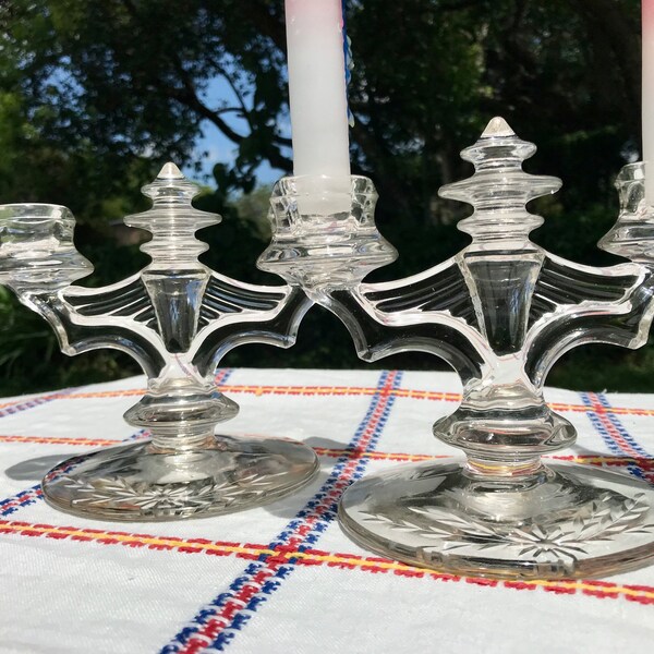 Art Deco Candlestick - Etsy