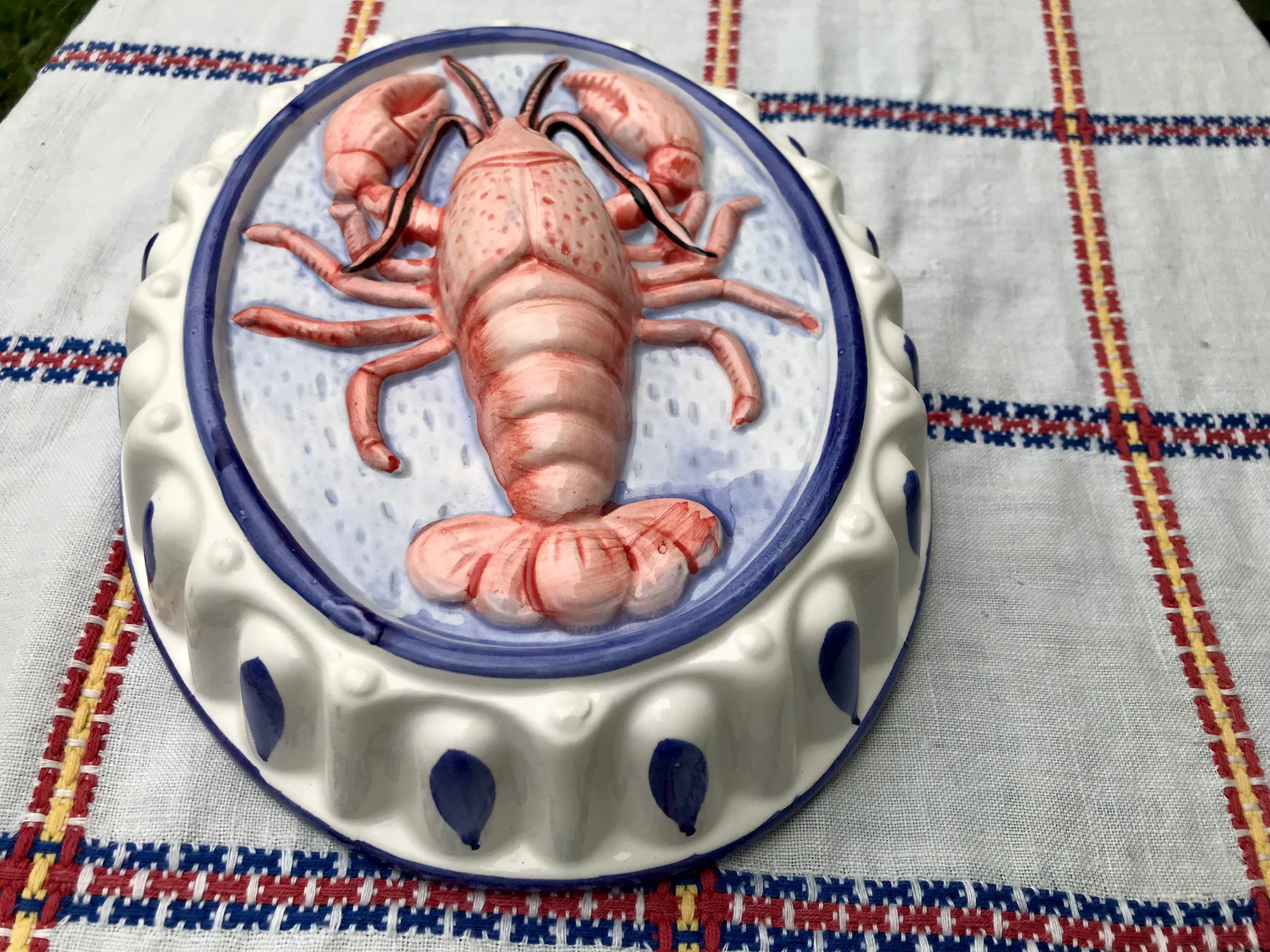 Vintage Ceramic Lobster Decorative Mold 10x 8 Vintage - Etsy