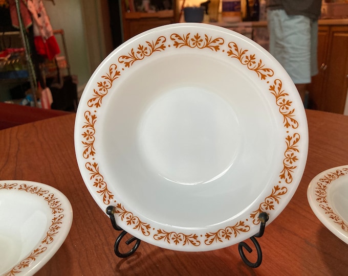 PYREX Copper Filigree Bowls and Plates, PYREX Corning Open Sugar or ...