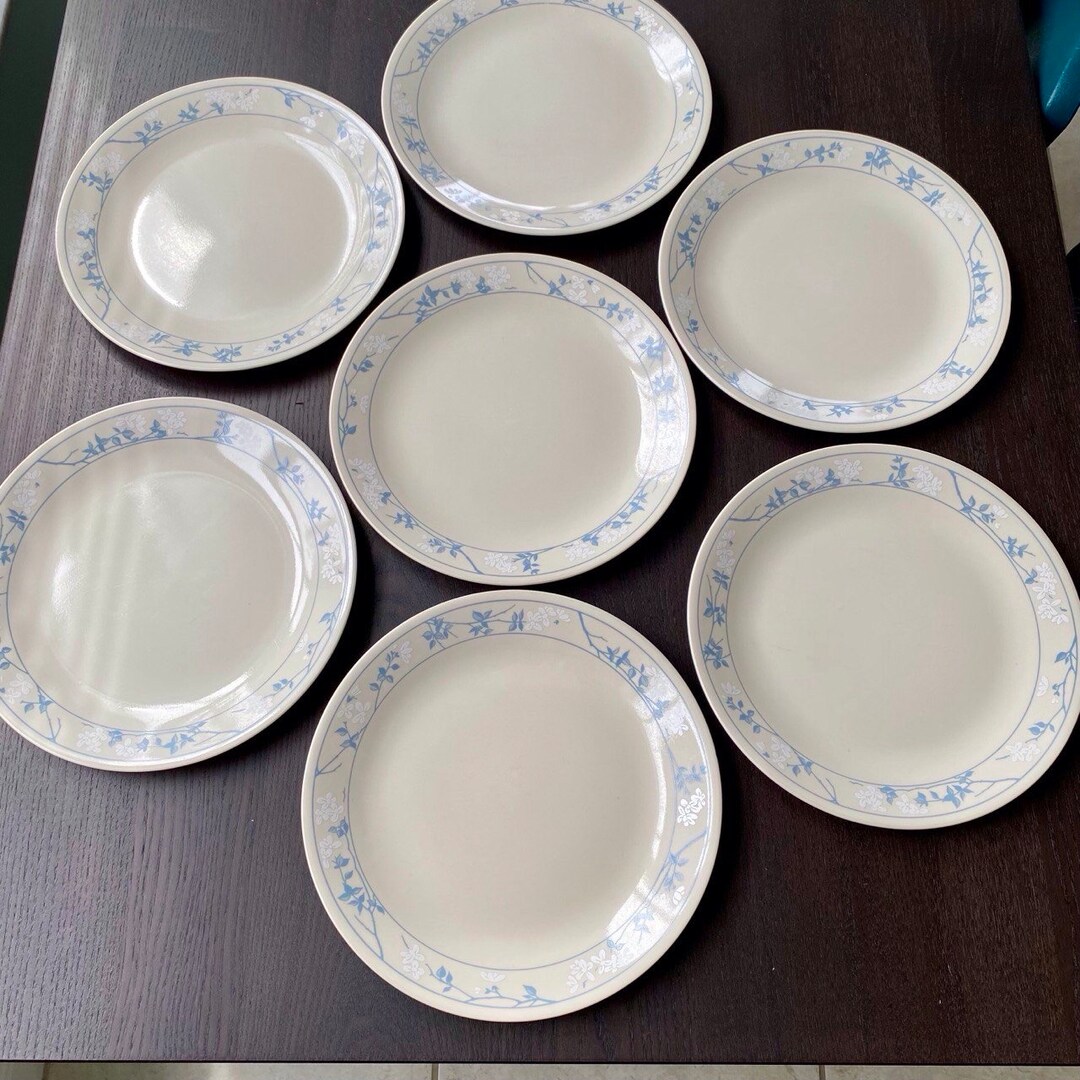 7 Corelle First of Spring Dinner Plates, Lot of 7 Vintage Corelle ...