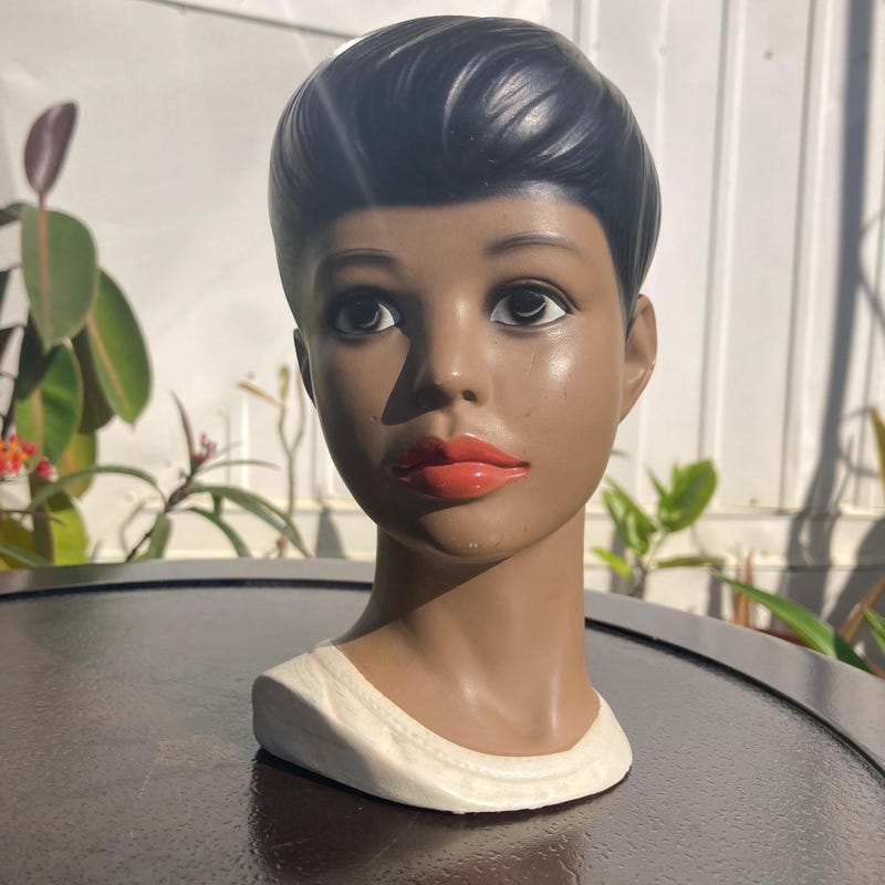 Chalkware Bust - Etsy