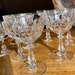 Val St. Lambert Crystal Wine Glass 9 Peice Lot, Vintage Cut Crystal ...