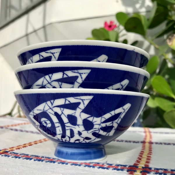 Vintage Rice Bowls - Etsy
