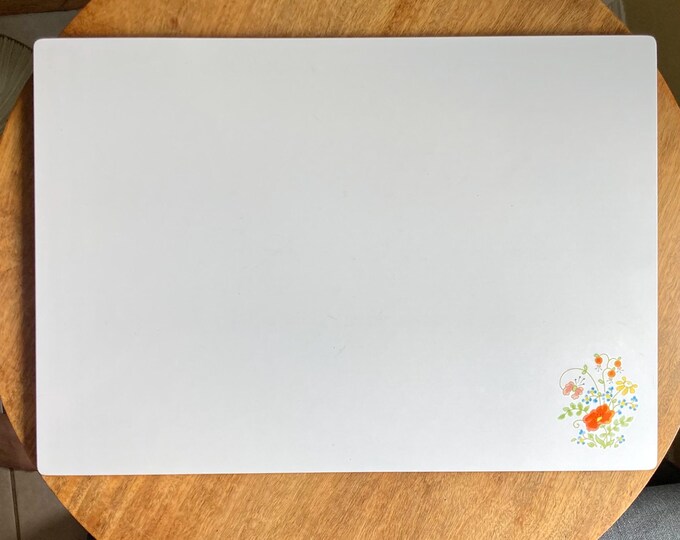 HTF Corning Counter Saver XL Wildflower Cutting Board, Corning Ware ...