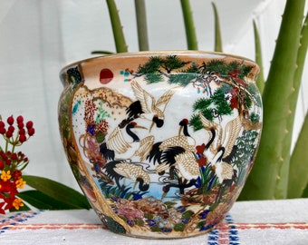 Japanese Satsuma Planter - Etsy