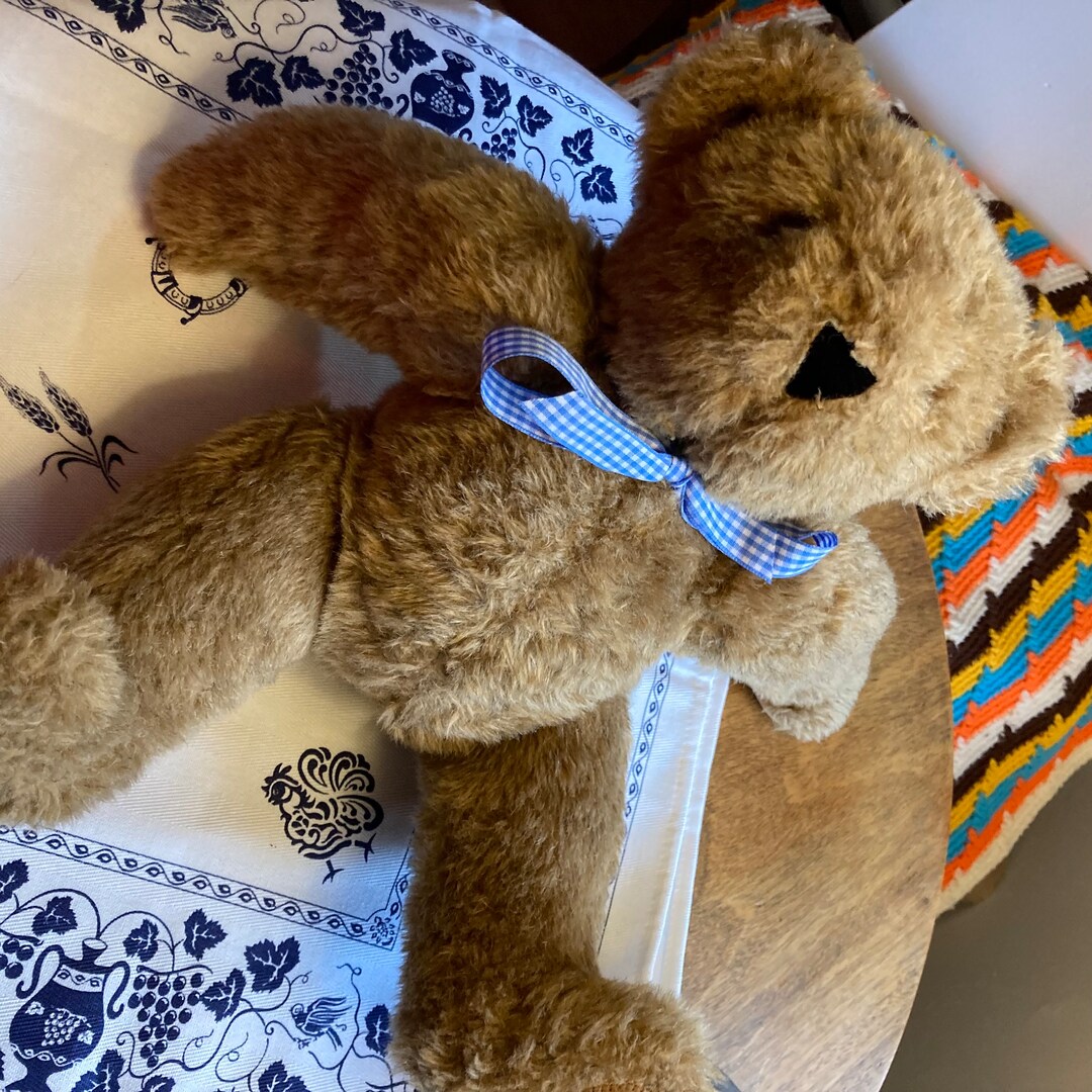 Vintage Vermont Teddy Bear, Fully Jointed USA Made Vermont Teddy ...