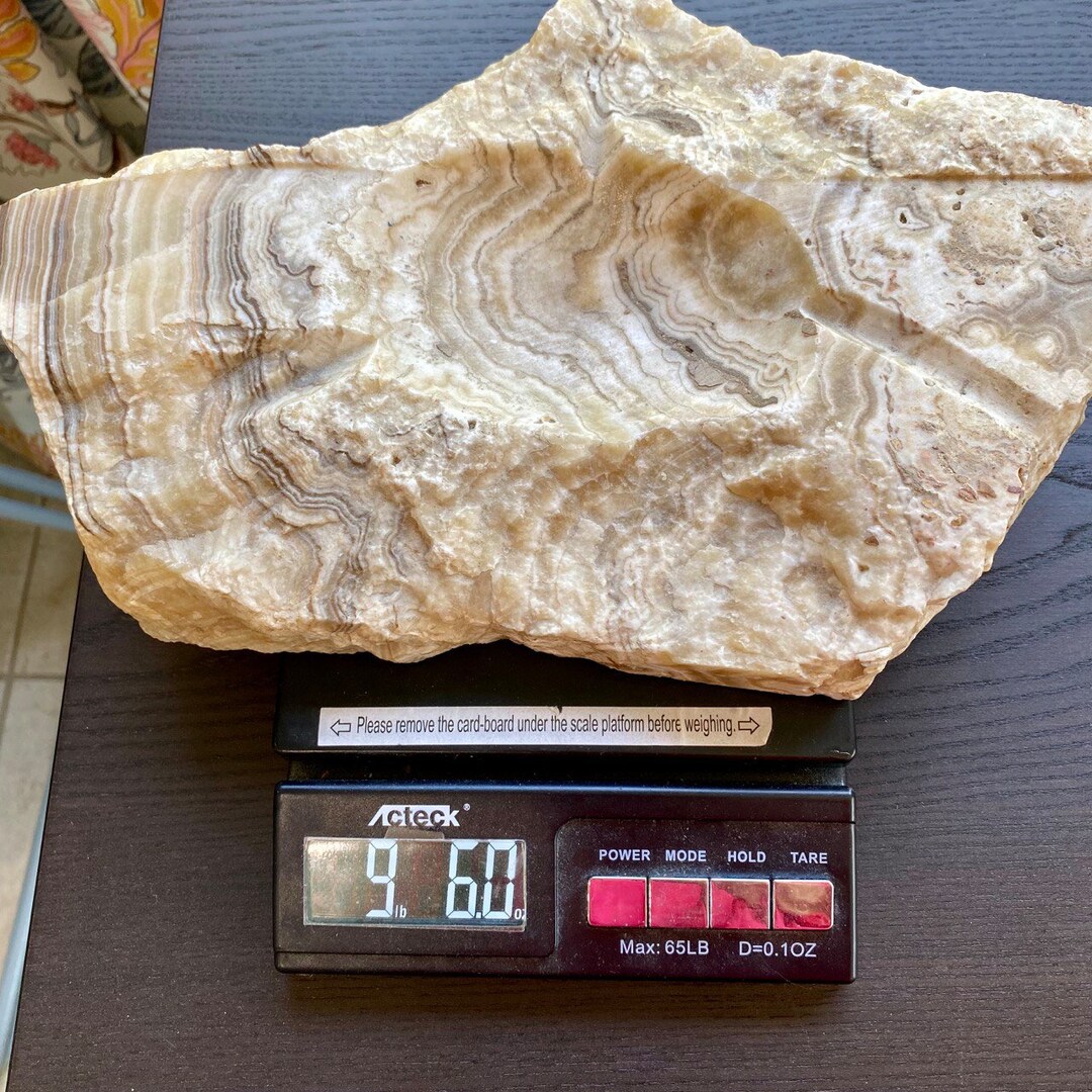 HUGE Carved Calcite Ashtray or Key Dish, Massive Calcite Onyx Carved ...