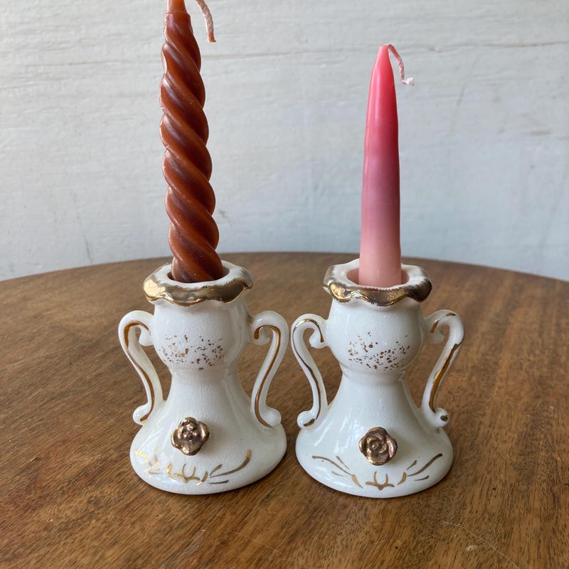 Ceramic Candlesticks - Etsy