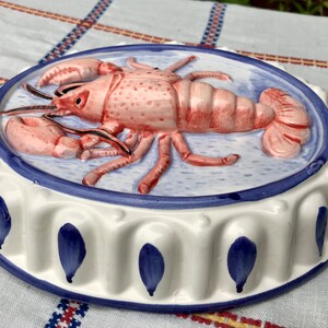 Vintage Ceramic Lobster Decorative Mold 10x 8 Vintage Ceramic Lobster ...