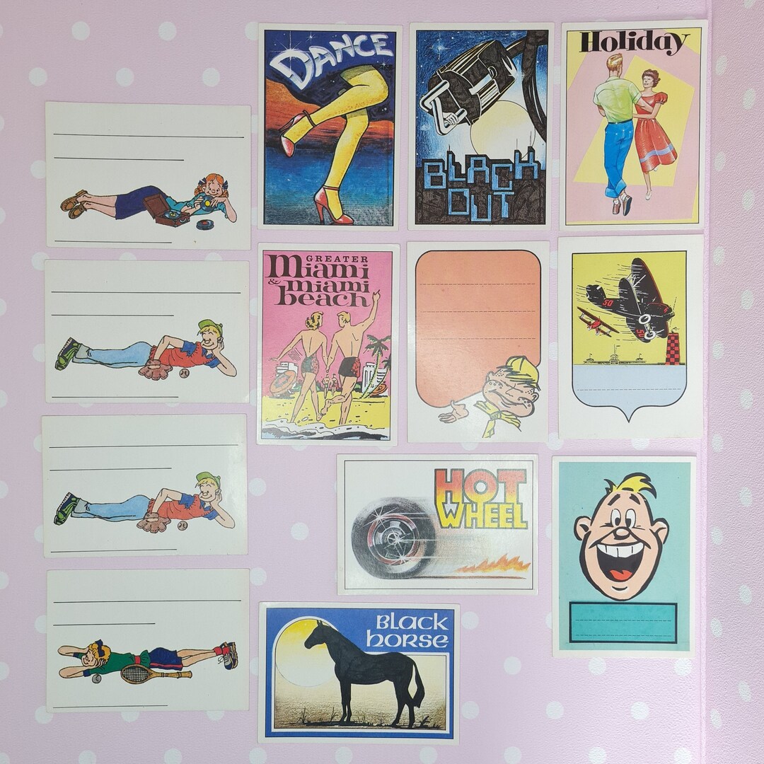 Panini Stickers 1987 Vintage Stickers - Etsy
