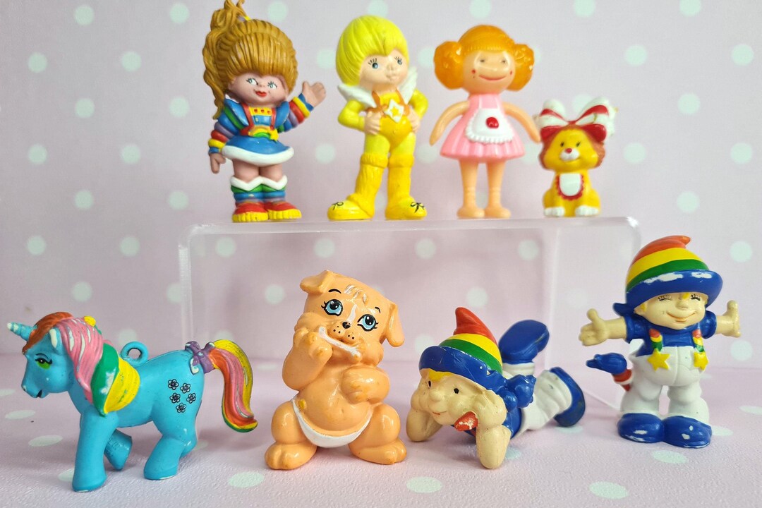 80s Figurines Rainbow Brite My Little Pony Rainbow Kids Bonnie ...