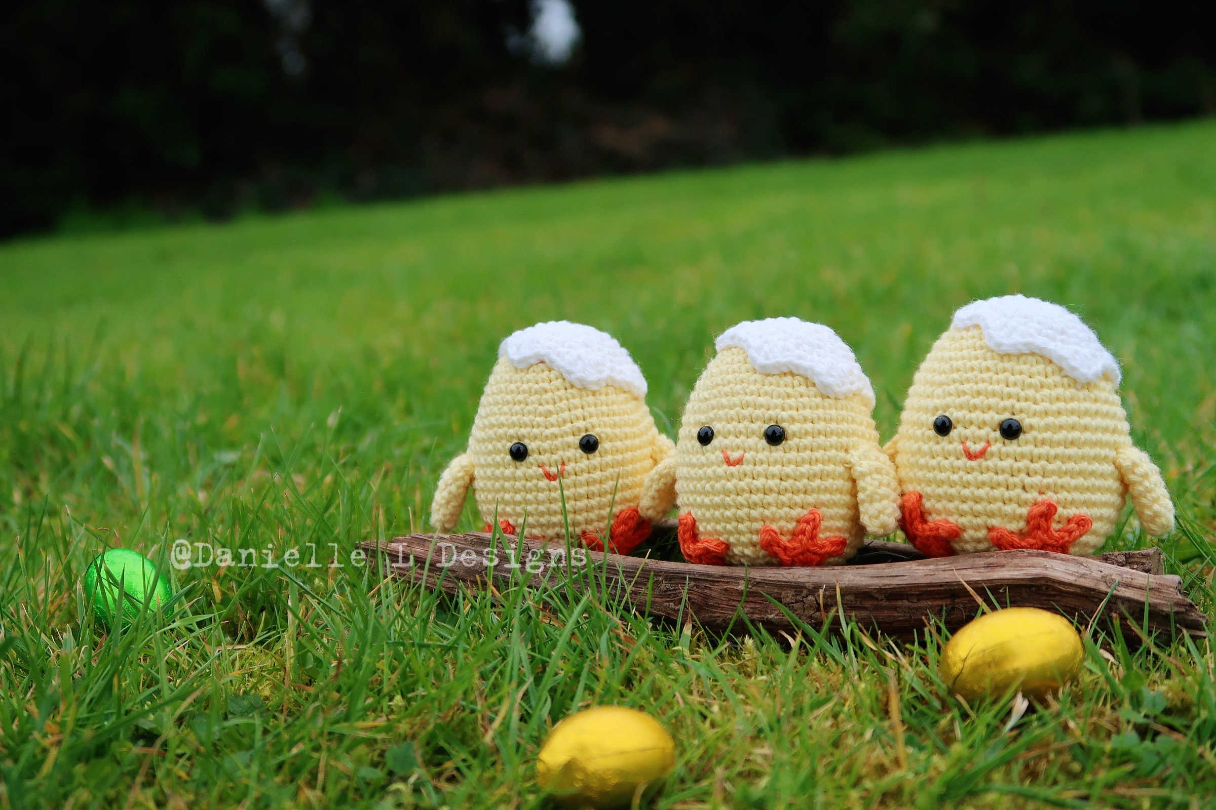 Easter Chick Amigurumi Crochet Pattern (PDF) - Etsy