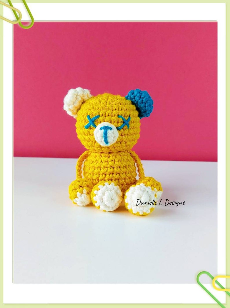 Teddy Bear Amigurumi Crochet Pattern/ Bear Keychain Amigurumi - Etsy