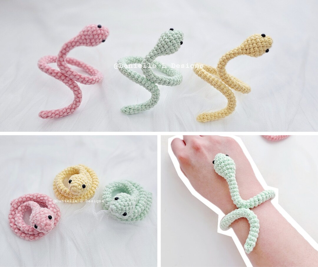 Snake Bracelet Crochet Pattern | Snake Amigurumi Pattern - Etsy