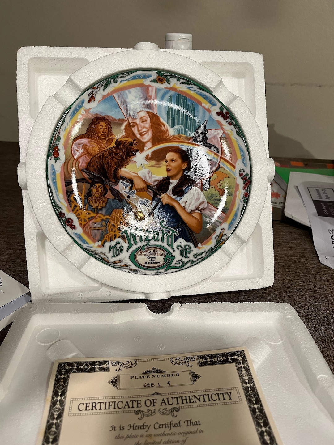 Collectible Wizard of Oz Plates Musical - Etsy