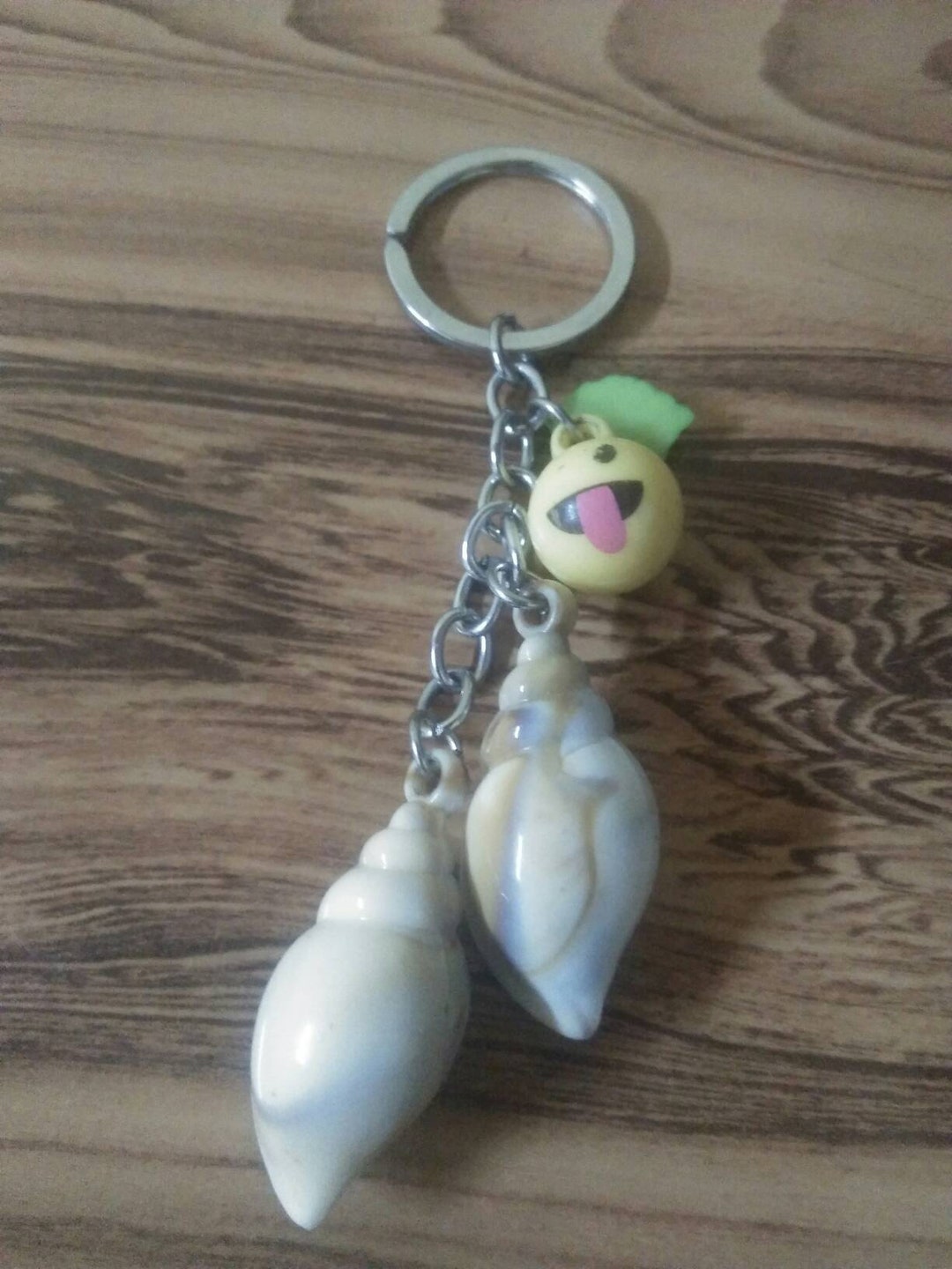 Personalized Key Tag With Artificial Sea Sheals Cute Key Tag With ...