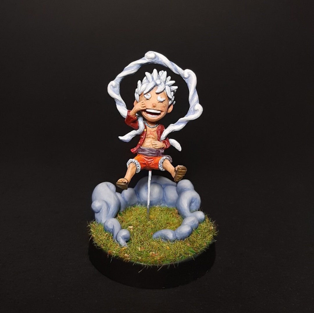 A Mini Miniature of Luffy From One Piece Anime, in the Form of Joyboy ...