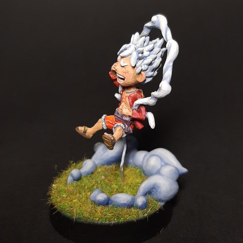 A Mini Miniature of Luffy From One Piece Anime, in the Form of Joyboy ...